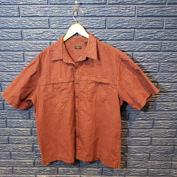 Arrow | Shirts | Arrow Xl Red Short Sleeve Button Down | Poshmark